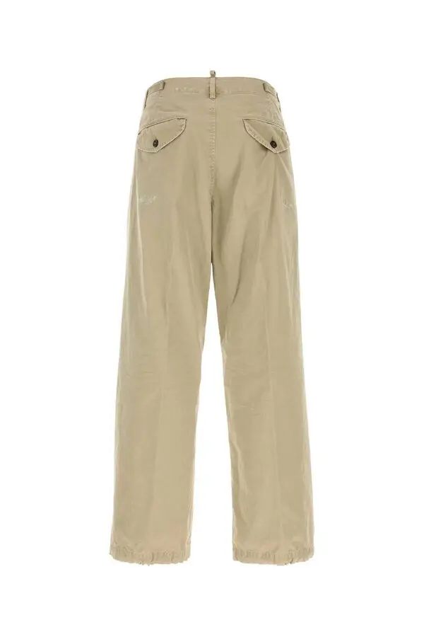 Dsquared2 Beige Cotton Pant