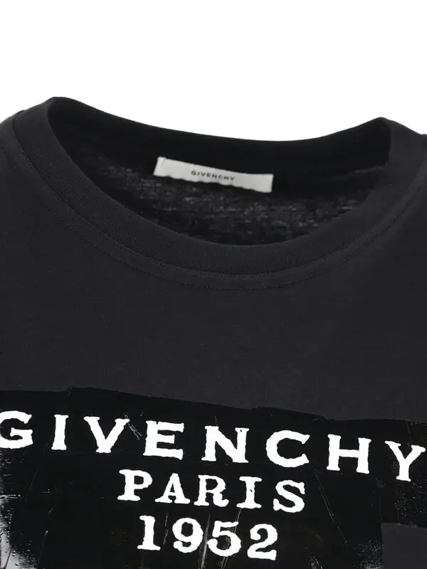Givenchy Cotton T-shirt With Tape Print
