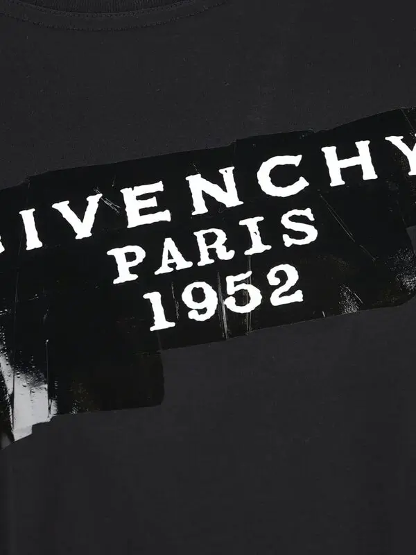 Givenchy Cotton T-shirt With Tape Print