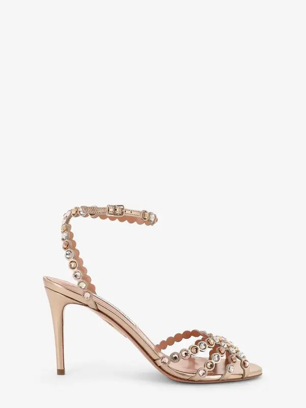 AQUAZZURA Tequila Sandals With Crystal Detail - Multicolor