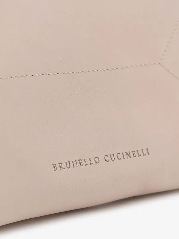 Brunello Cucinelli Leather Shoulder Bag - Multicolor