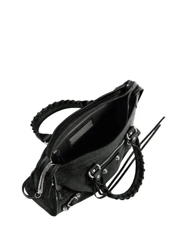 Balenciaga Le City Small Arena Lambskin Bag - Black