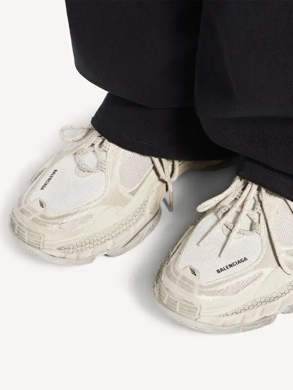 Balenciaga Triple S.2 Worn-out Effect Mesh Sneakers