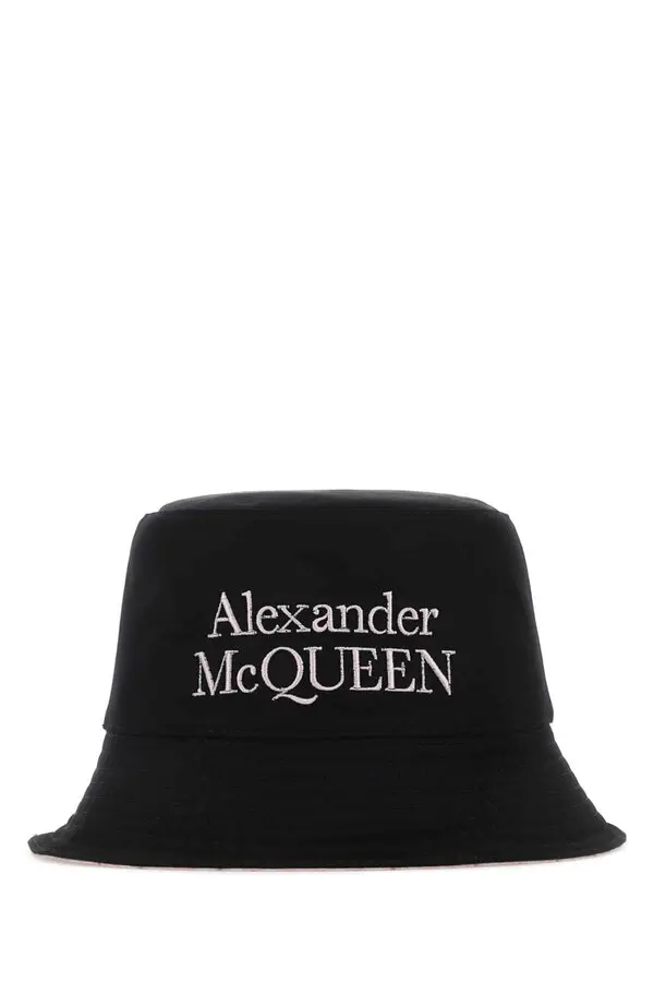 Alexander McQueen Nylon Reversible Hat - Black