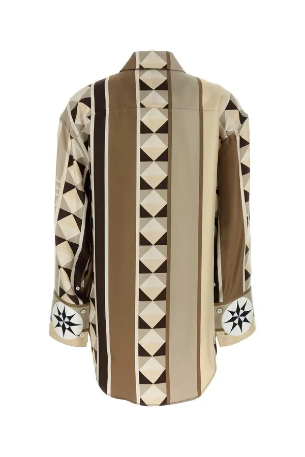 Loewe Printed Silk Paula S Ibiza Oversize Shirt - Multicolor