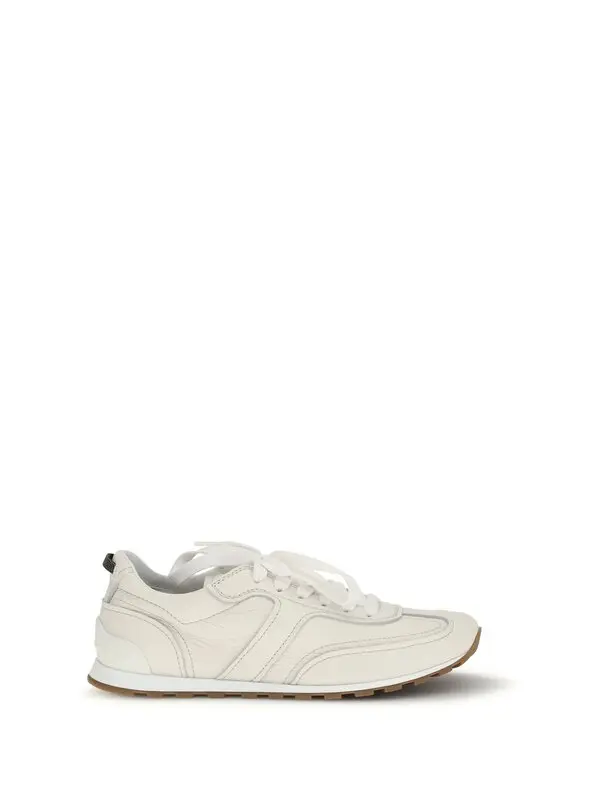 Brunello Cucinelli Leather Sneakers - White