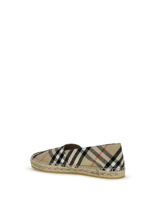 Burberry Mews Check Espadrilles