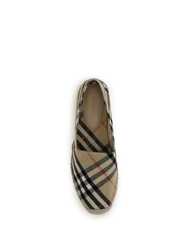 Burberry Mews Check Espadrilles