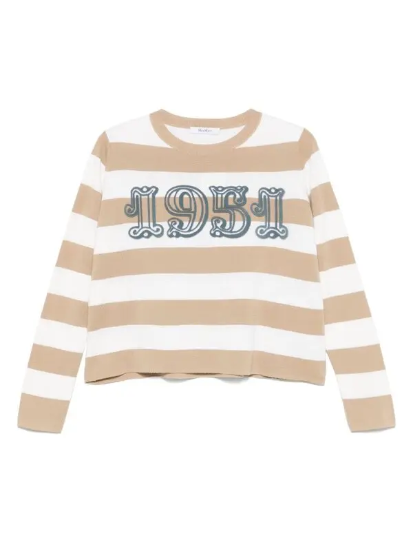 Max Mara Wool Striped Sweater - Multicolor
