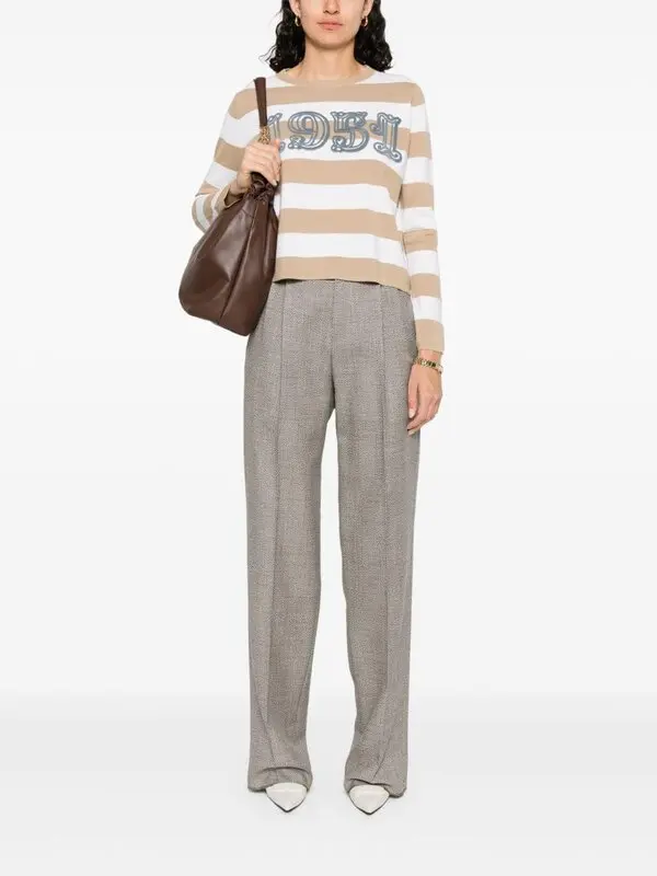 Max Mara Wool Striped Sweater - Multicolor
