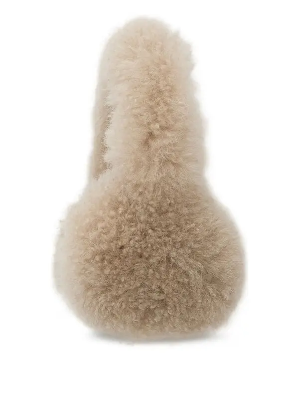 YVES SALOMON Long Hair Lamb Knitwear Earwarmer - Multicolor
