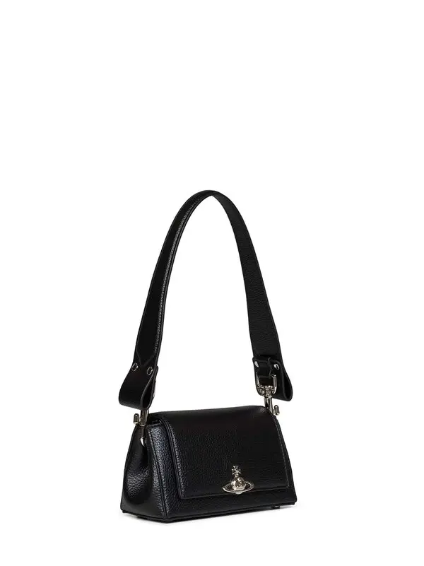 VIVIENNE WESTWOOD Black Hazel Small Shoulder Bag