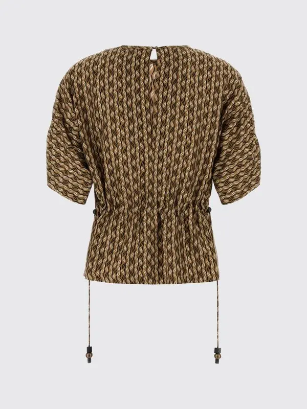Max Mara Printed Silk Top