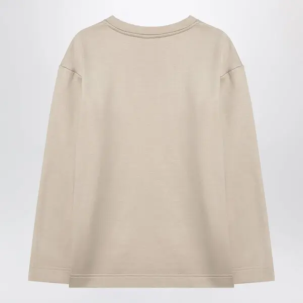 Max Mara Silk Blend Sweatshirt - Cream