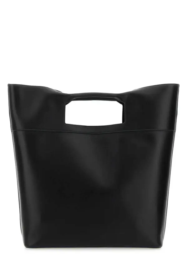 Alexander McQueen Leather The Square Bow Shopping Bag