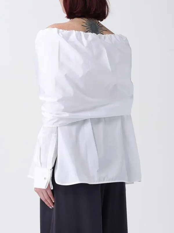 Max Mara Cotton Poplin Blouse - White