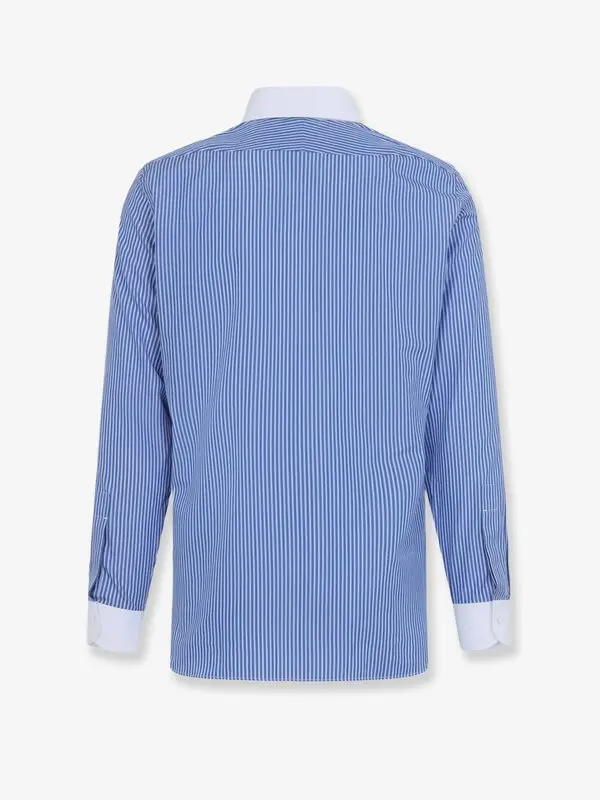 TOM FORD Striped Cottton Shirt - Multicolor