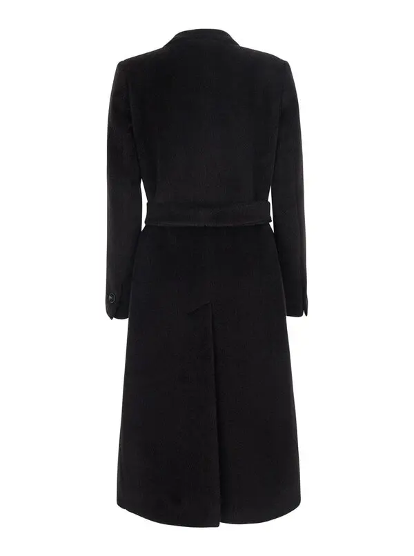 Tagliatore Jole Wool Double-breasted Belted Coat - Multicolor