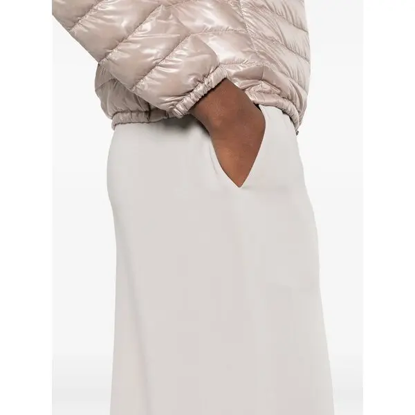 Herno High-waisted Trousers - Cream
