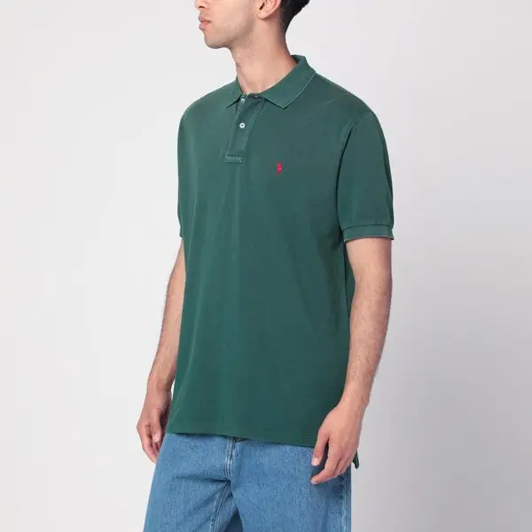 Polo Ralph Lauren Washed Forest Cotton Polo - Green