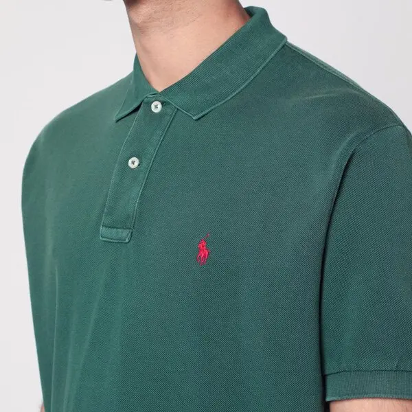 Polo Ralph Lauren Washed Forest Cotton Polo - Green