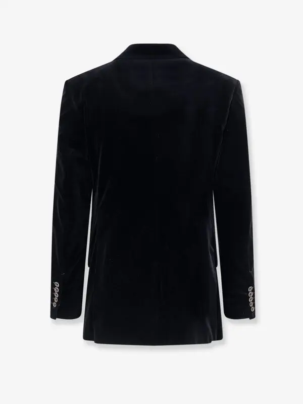 TOM FORD Double-breasted Velvet Blazer