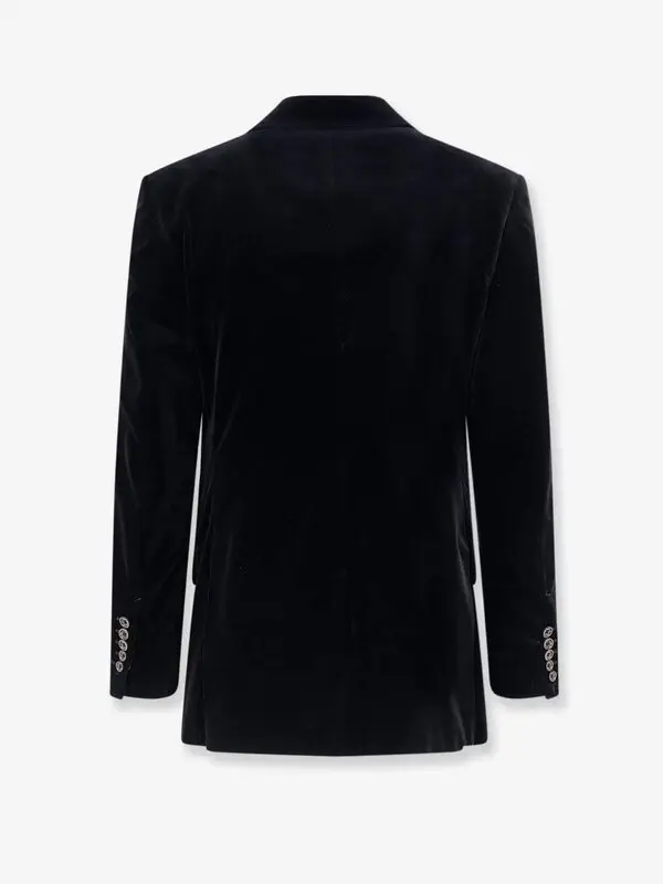 TOM FORD Double-breasted Velvet Blazer