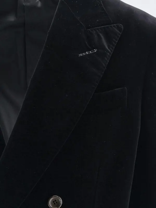 TOM FORD Double-breasted Velvet Blazer