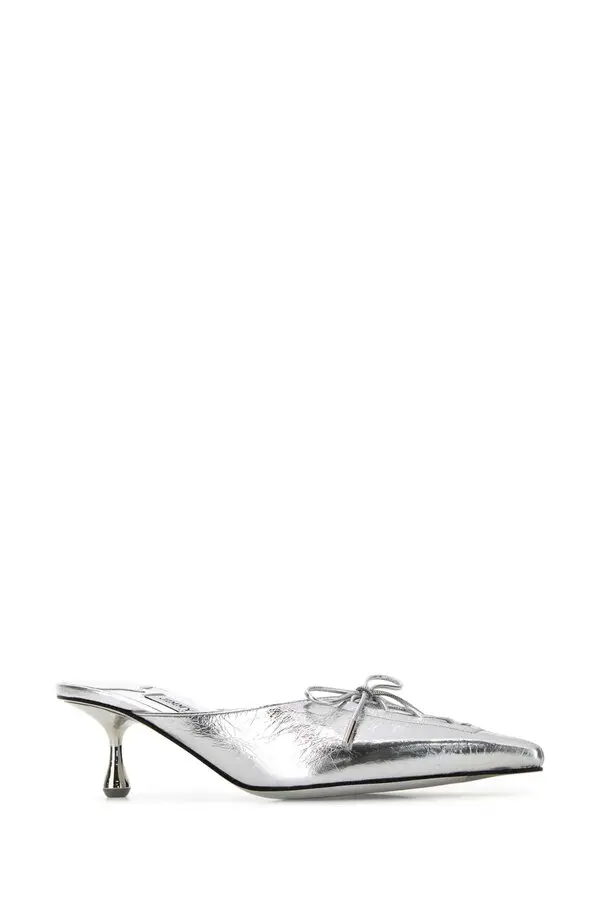 JIMMY CHOO Leather Scarlett Mules