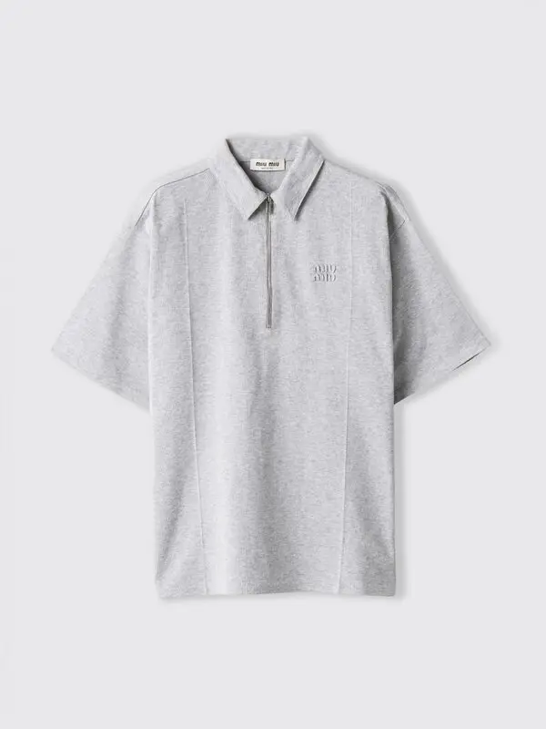 Miu Miu Polo Shirt Grey