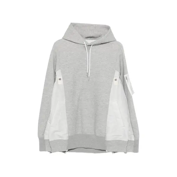 Sacai Grey Sweaters & Knitwear Hoodies