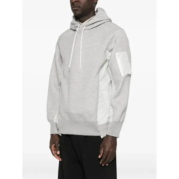 Sacai Grey Sweaters & Knitwear Hoodies