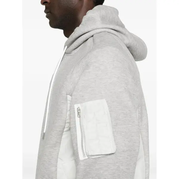 Sacai Grey Sweaters & Knitwear Hoodies