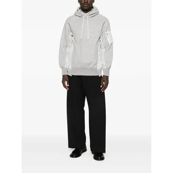 Sacai Grey Sweaters & Knitwear Hoodies