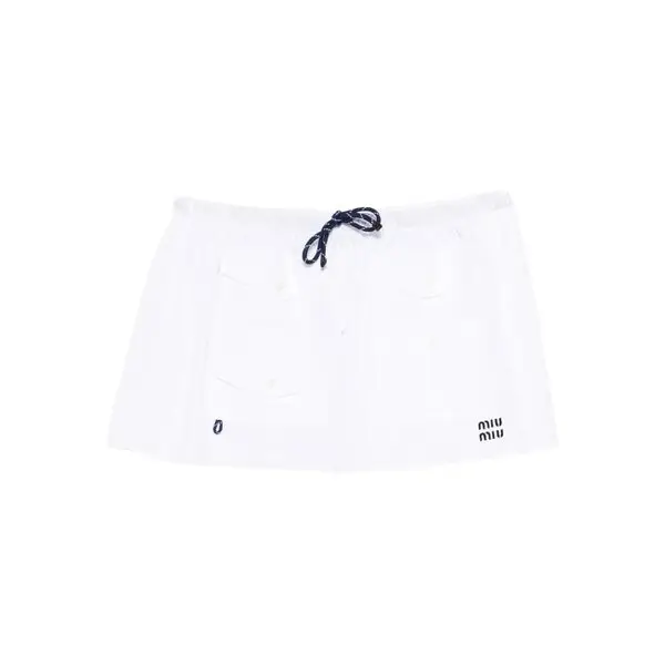 Miu Miu Skirts A-line Skirts - White