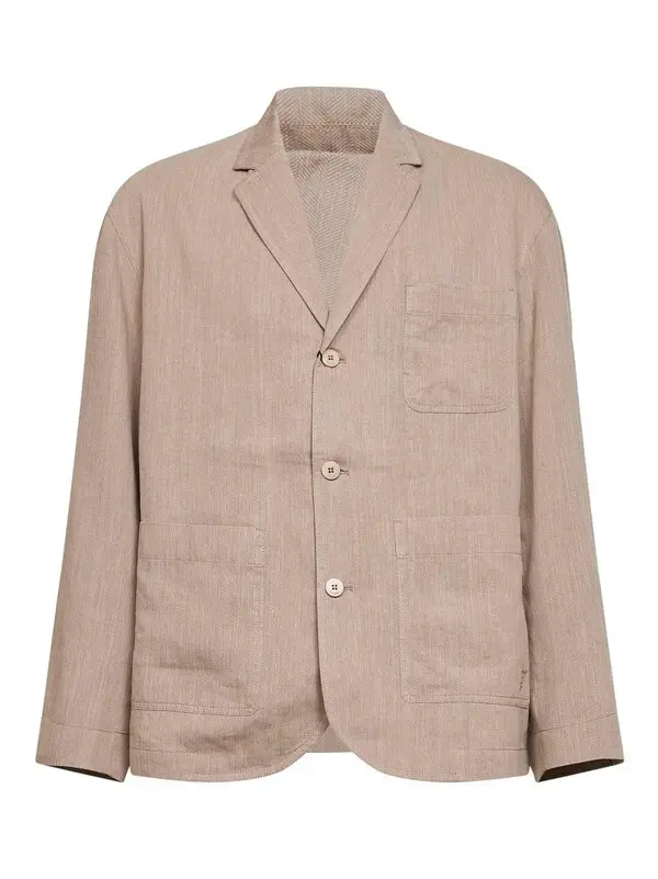 Jacquemus Beige The Pastro Unstructured Jacket - Multicolor