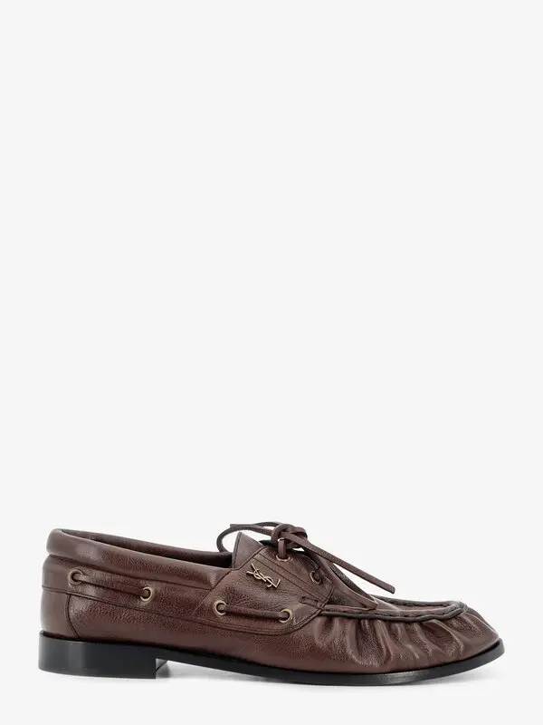 Saint Laurent Le Loafer Bateau Leather Loafers - Multicolor