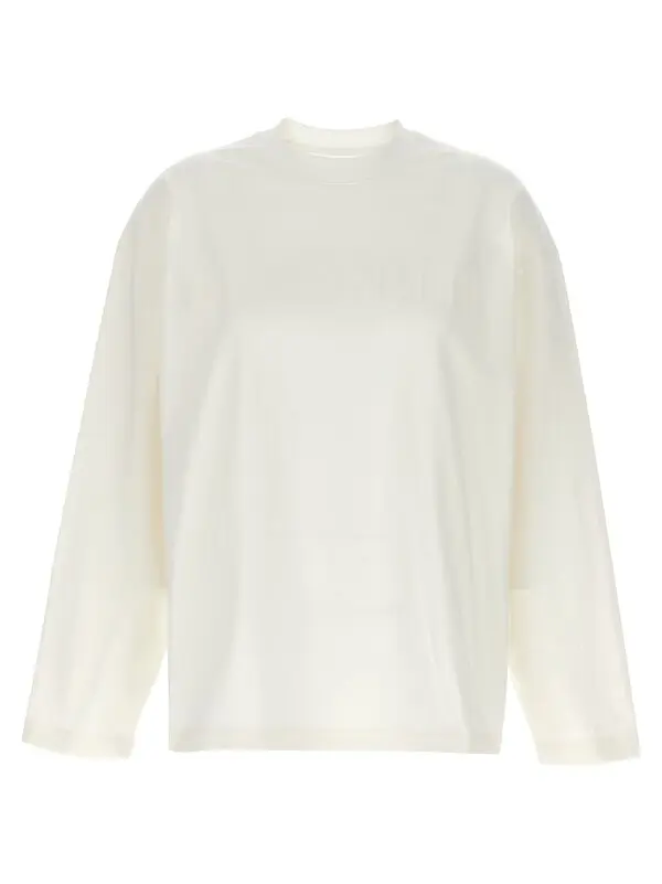 JIL SANDER Logo Print T-shirt - White
