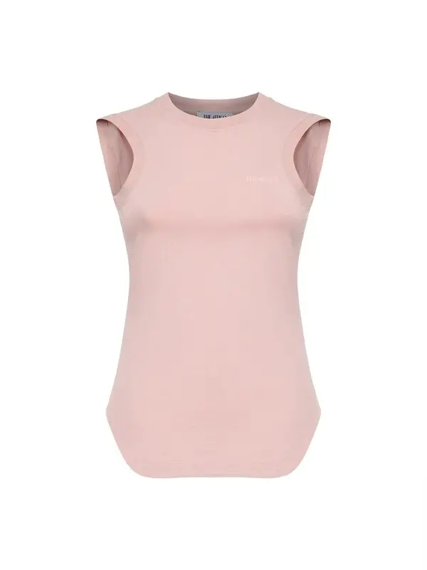 Attico Rose Cotton Jersey Reese Tank Top - Multicolor