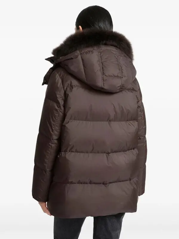 YVES SALOMON Padded Fur Down Jacket