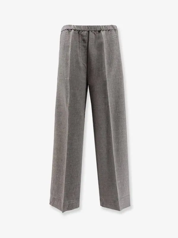 TOTEME Viscose Trousers - Multicolor