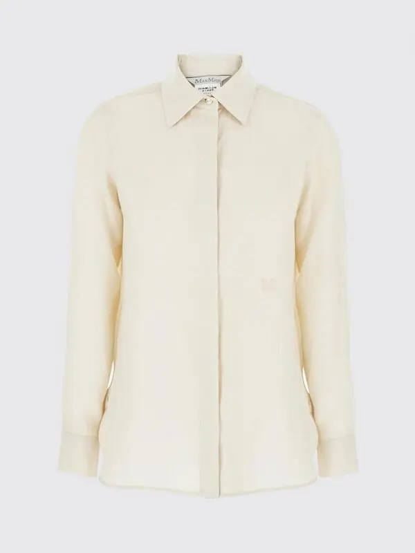Max Mara Classic Linen Shirt - Cream