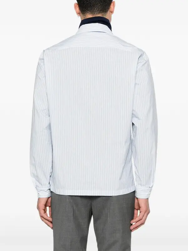 Prada Striped Shirt With Full Zip
