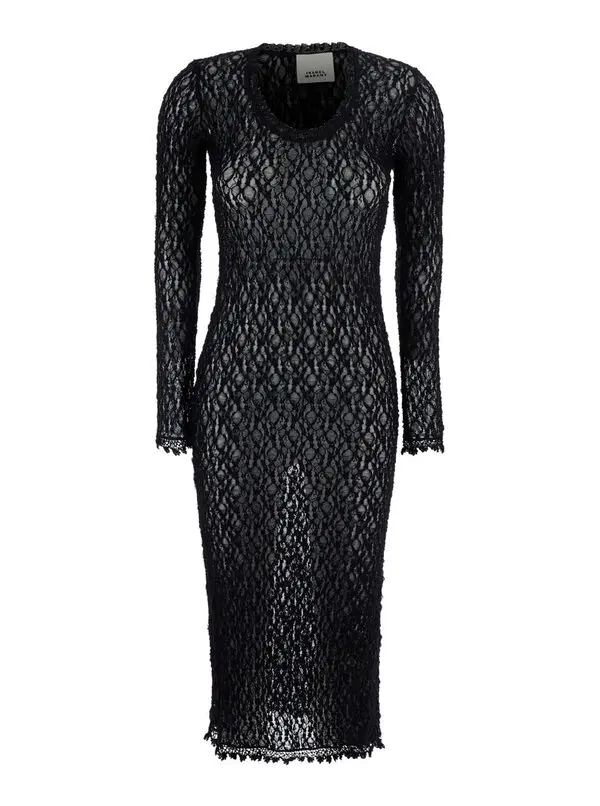 Isabel Marant Étoile Belsane Lace Long Dress - Multicolor
