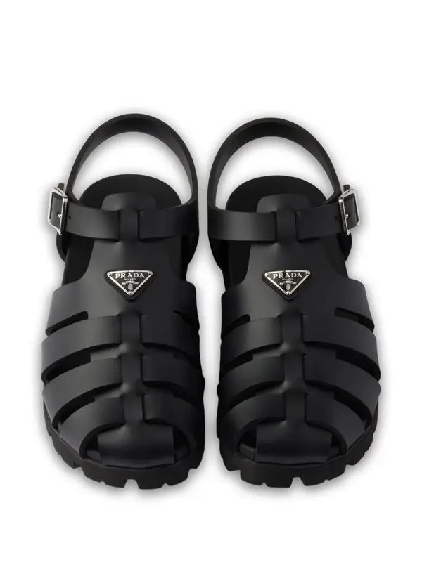 Prada Rubber Fisherman Sandals