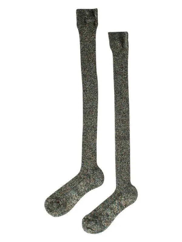 Miu Miu Lamé Socks