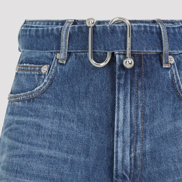 Sportmax Fiesta Denim Shorts