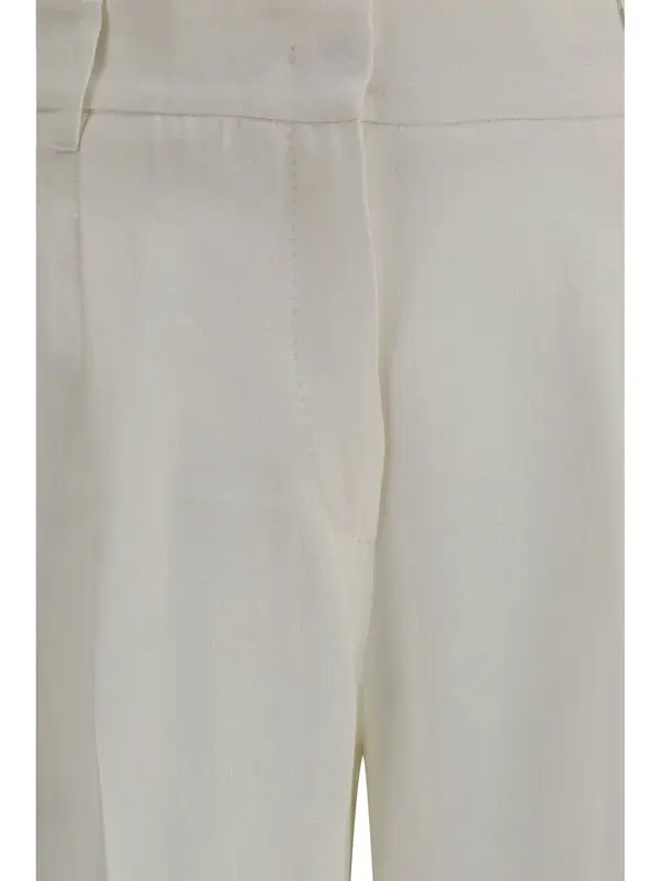 Max Mara Linen Pants - White