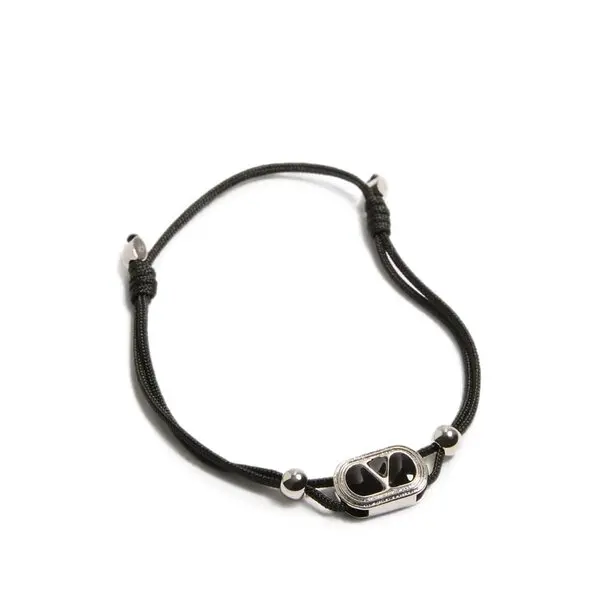 Valentino Garavani V-logo Enamel Friendship Bracelet