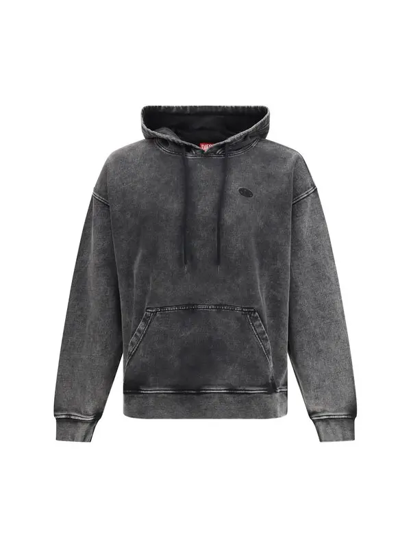 DIESEL® S-boxt-hood-den Hoodie - Black